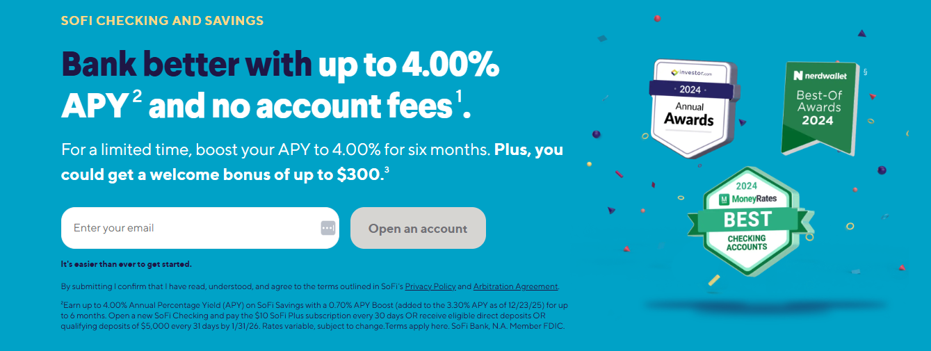 SoFi Bank Account Review (2026)
